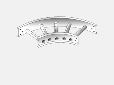 90 Degree Horizontal Bend Cable Trays & Covers | Launch 3