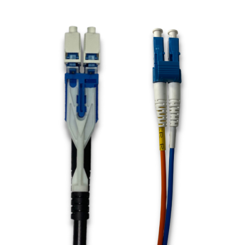 Uniboot LC/UPC Fiber Seal to LC/UPC, SM, Duplex, 2F, 1/0 Assembly, 40M