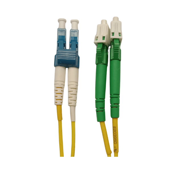 LC/APC Simplex to LC/UPC Duplex Fiber Patch Cord, 1.6mm, Single Mode ...