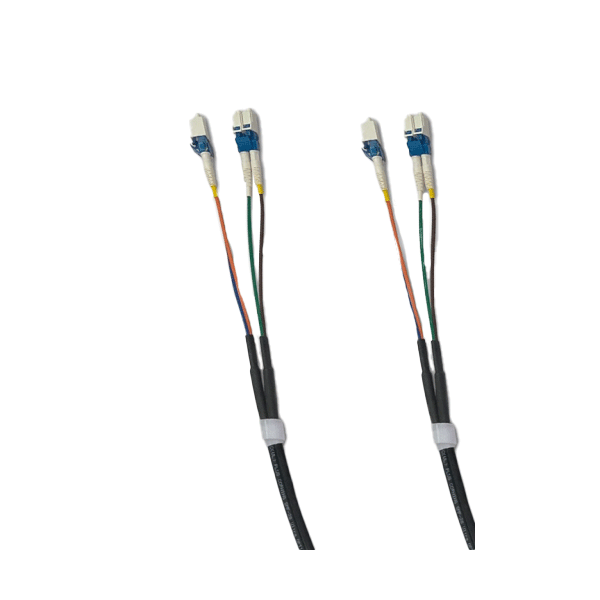 LC/UPC to LC/UPC Single Mode I/O Riser Fiber Jumper, Duplex, 4F, 35M ...