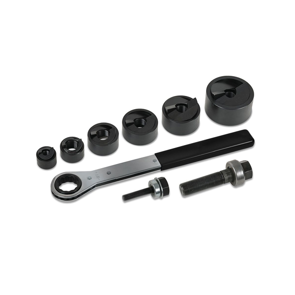 Klein Tools: 9-Piece Knockout Punch Set with Wrench | Launch 3 Telecom