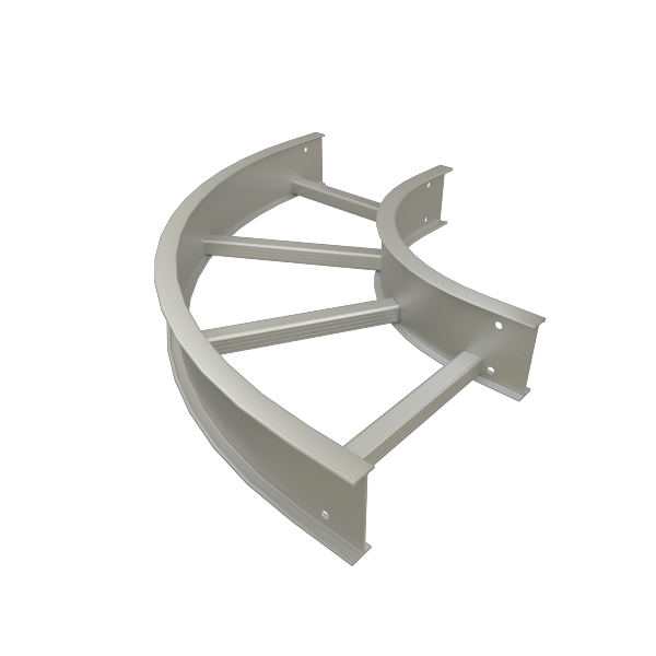 Cope: I-BEAM Ladder - Horizontal 90 Degree Bend 6" | Launch 3 Telecom