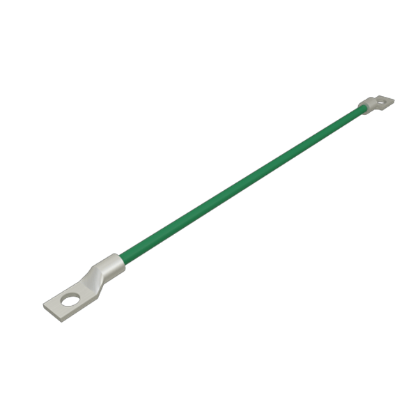 Cope: I-BEAM Ladder Bonding Jumper (2) 3/8" Holes, 15" L | Launch 3 Telecom