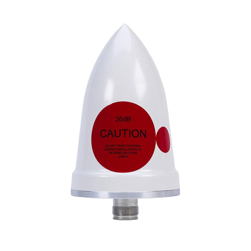 PCTEL: GPS Timing Antenna, 26 DB, HR, Red Collar Mount