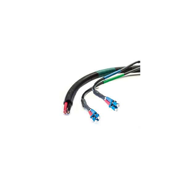 RFS: Hybrid jumper, 1 Pair 8AWG DC, 2 Pairs Fiber, UL, 30ft, 1x ALU DC ...