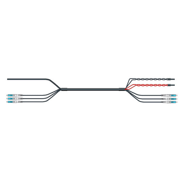 CommScope: 15' BiDi,6-OVP to RRU Hybrid Alum Armor, 3 SM Fbr 4x10AWG ...