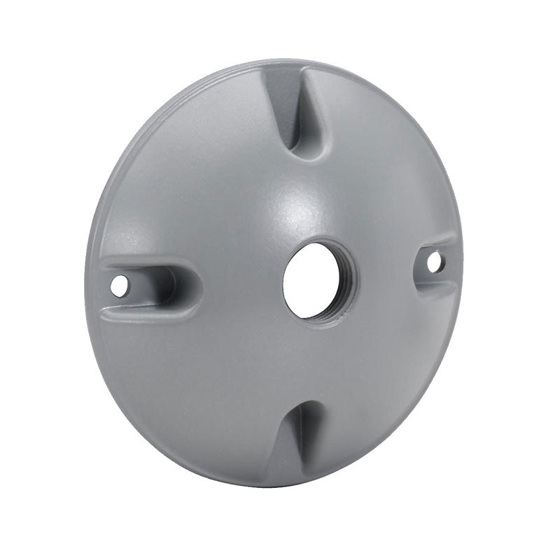 One Hole Round Lamp Holder Cover, 1/2", Gray, Weatherproof | Launch 3 ...