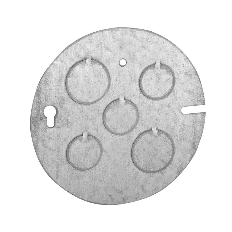 4" Octagon Concrete Ring Cover, (3) 1/2" & (2) 3/4" Knockouts | Launch ...