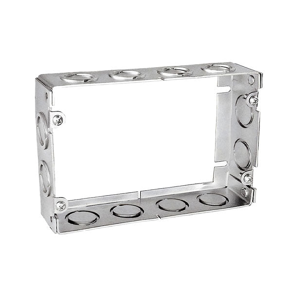 2 Gang Welded Switch Box Extension Ring, 1-5/8" Deep | Launch 3 Telecom