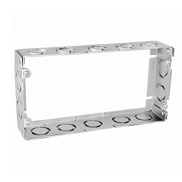 3 Gang Welded Switch Box Extension Ring, 1-5/8" Deep | Launch 3 Telecom