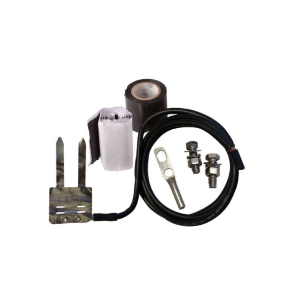 3/8" or LMR-400 Tinned Ground Kit with 5' Lead | Launch 3 Telecom