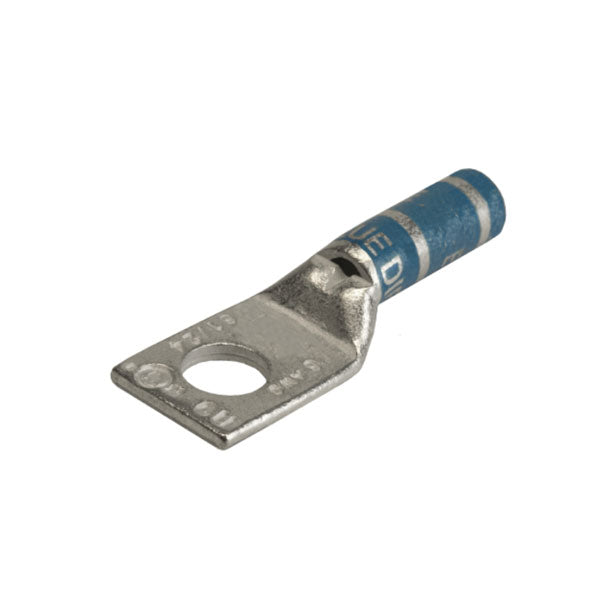 #6 (Blue) Stranded Lug, 1 Hole, 5/16" Hole, with Window | Launch 3 Telecom