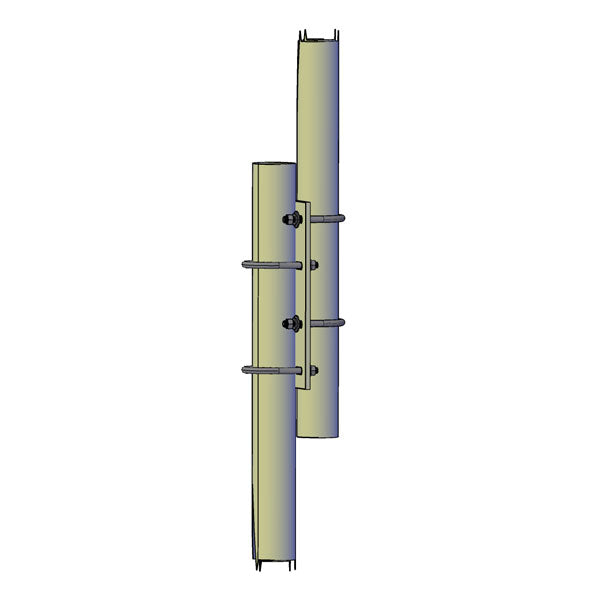 Parallel Crossover Plate Fits 2" to 3" Pipe | Launch 3 Telecom