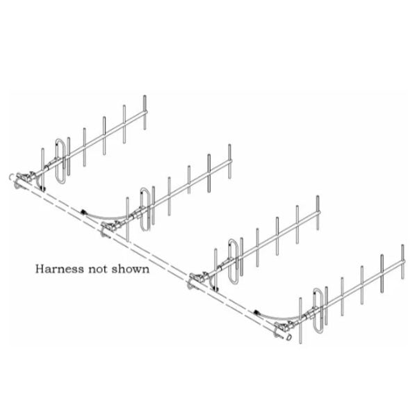 Sinclair Technologies: Yagi, quad array, 15.5 dBd, 895-966 MHz