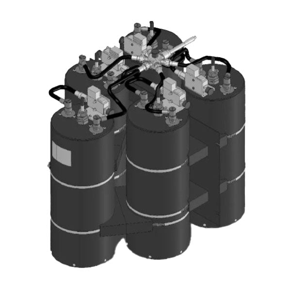 Sinclair Technologies: Combiner, cavity-ferrite, 7" cans, 5 channels,