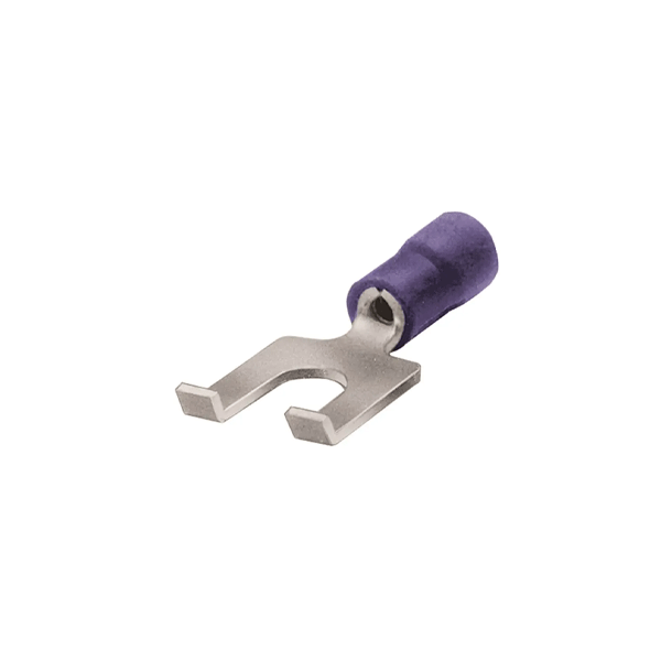 Burndy: Vinyl Flanged Fork Terminal For 16 - 14 AWG | Launch 3 Telecom