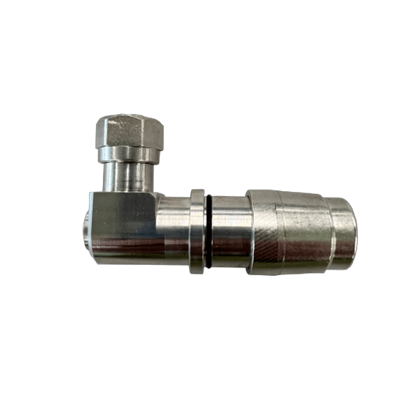 JMA: 2.2-5 Male Right Angle Torque Connector for 3/8" Superflexible ...