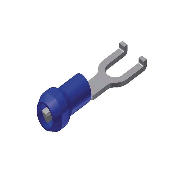 Burndy: Nylon Flanged Fork Terminal For 16-14 AWG | Launch 3 Telecom