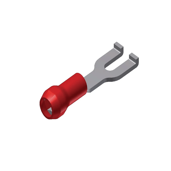 Burndy: Nylon Flanged Fork Terminal For 22 - 18 AWG | Launch 3 Telecom