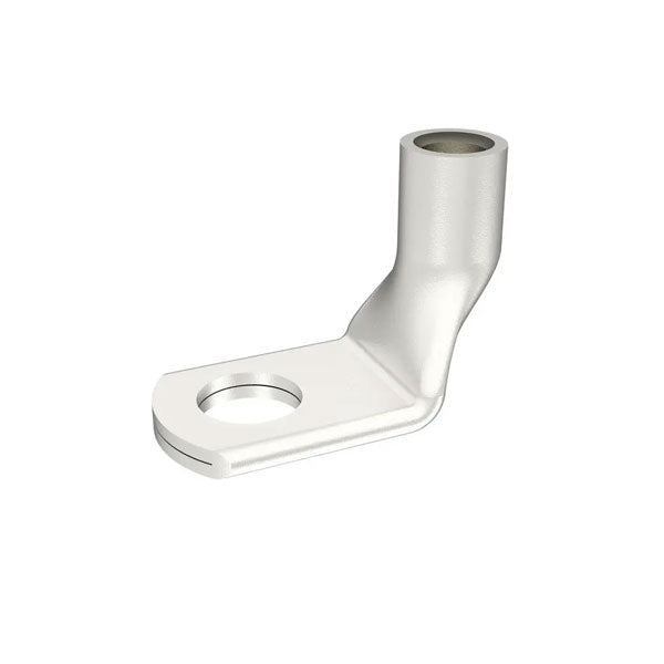 Burndy: Uninsulated Right Angle Ring Terminal For 12-10 AWG, 1 Hole, 1