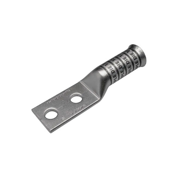 Burndy: 4/0 Flex Lug, 4/0 Weld 550/24, 2 Hole, 1/2" Stud, 1-3/4 ...