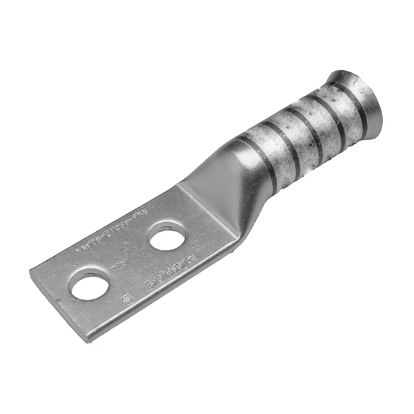 Burndy: #6 Flex Lug, 2 Hole, 3/8" Stud, 1" Spacing, No Window, Long ...