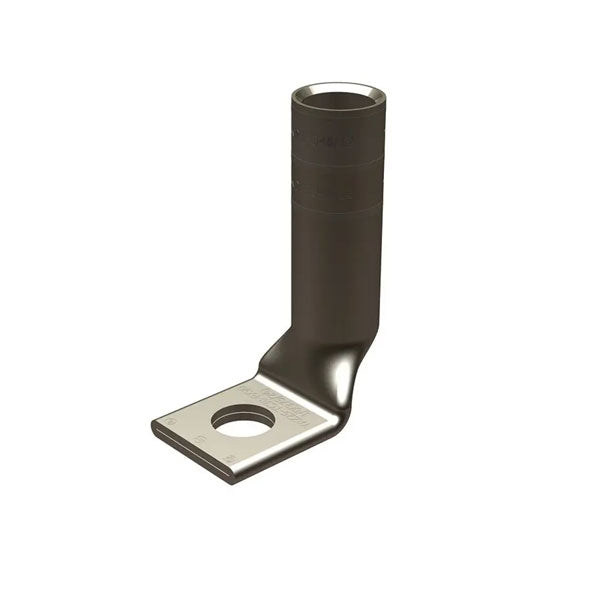Burndy: 1/0 Flex Lug, 1/0 AWG, 1 Hole, 3/8" Stud, Long Barrel, No ...