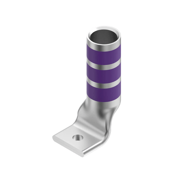 Burndy: 4/0 Flex Lug, 90 Degree, 1 Hole, 3/8" Stud, No Window, Long ...