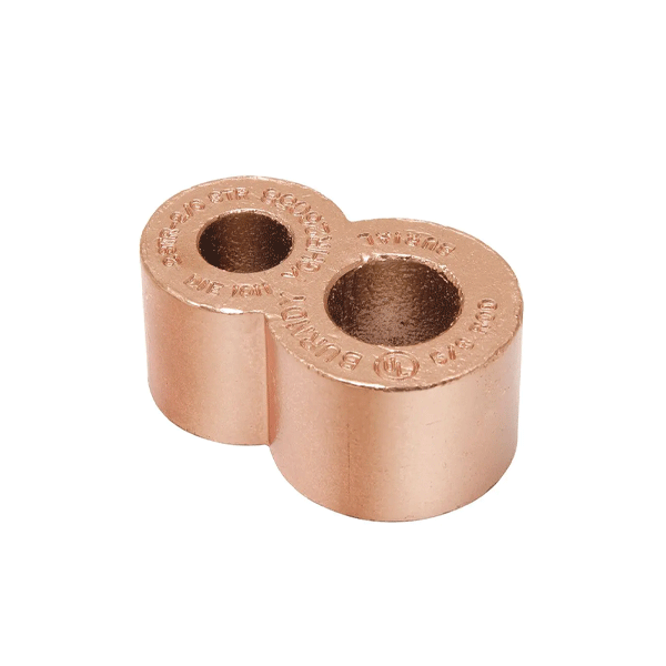 Burndy: Figure 8 Copper Compression Connector, 2 AWG(Str)-2/0 AWG(Str ...