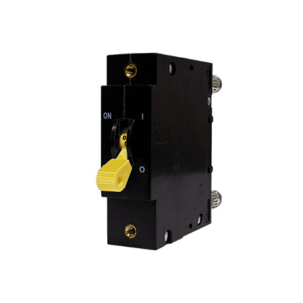 CBI: 80VDC, 50A Bullet Breaker, Standard Yellow Handle, 1 Pin, Alarm ...