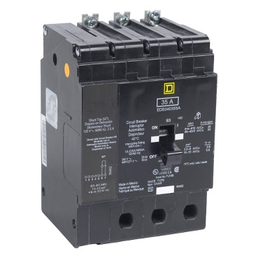Square D: Mini circuit breaker, E-Frame, 125A, 3 pole, 480Y/277VAC, 10