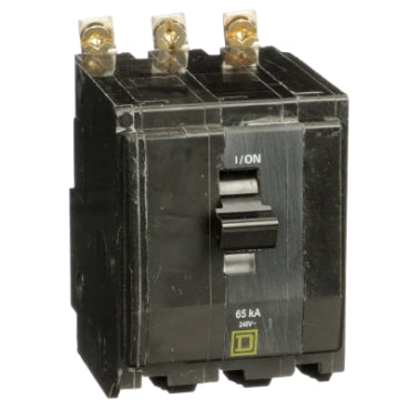 Square D: Mini circuit breaker, QO, 15A, 3 pole, 120/240VAC, 65kA, bol