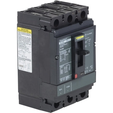 Square D: Circuit breaker, PowerPacT H, 60A, 3 pole, 600VAC, 18kA, lugs ...