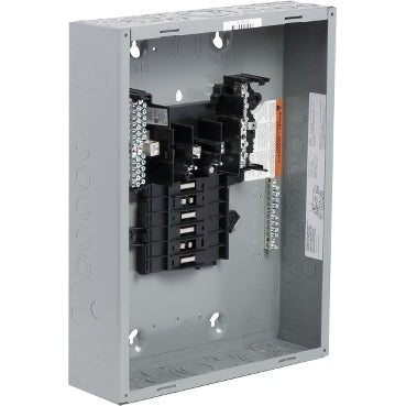 Square D: Load center, QO, 3 phase, 12 spaces, 24 circuits, 100A ...