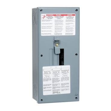 Square D: Load center, QO, 3 phase, 3 spaces, 3 circuits, 100A main ...