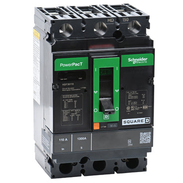 Square D: Circuit breaker, PowerPacT H, 110A, 3 pole, 600VAC, 14kA ...