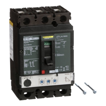Square D: Circuit breaker, PowerPacT H, 100A, 3 pole, 600VAC, 14kA ...