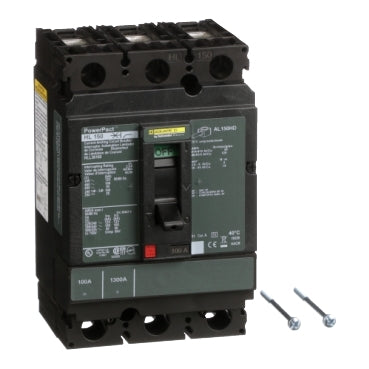 Square D: Circuit breaker, PowerPacT H, 100A, 3 pole, 600VAC, 50kA ...