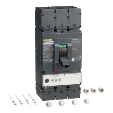 Square D: Circuit breaker, PowerPacT L, 600A, 3 pole, 600VAC, 25kA ...