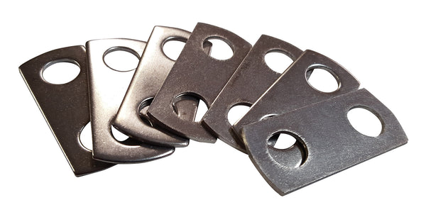 Stainless Steel Double Hole Lug Washer, 1" OC, Two 3/8" Holes – Launch ...